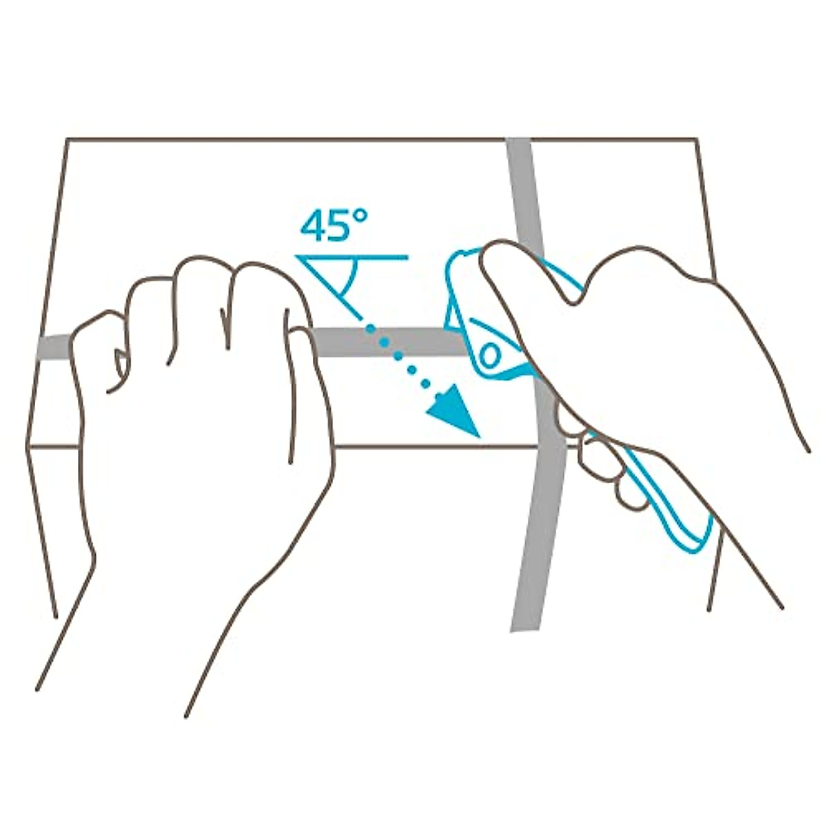 MARTOR Secupro Martego Fully Auto Retractable Safety Knife #122001.02 6" x2.5" x1"