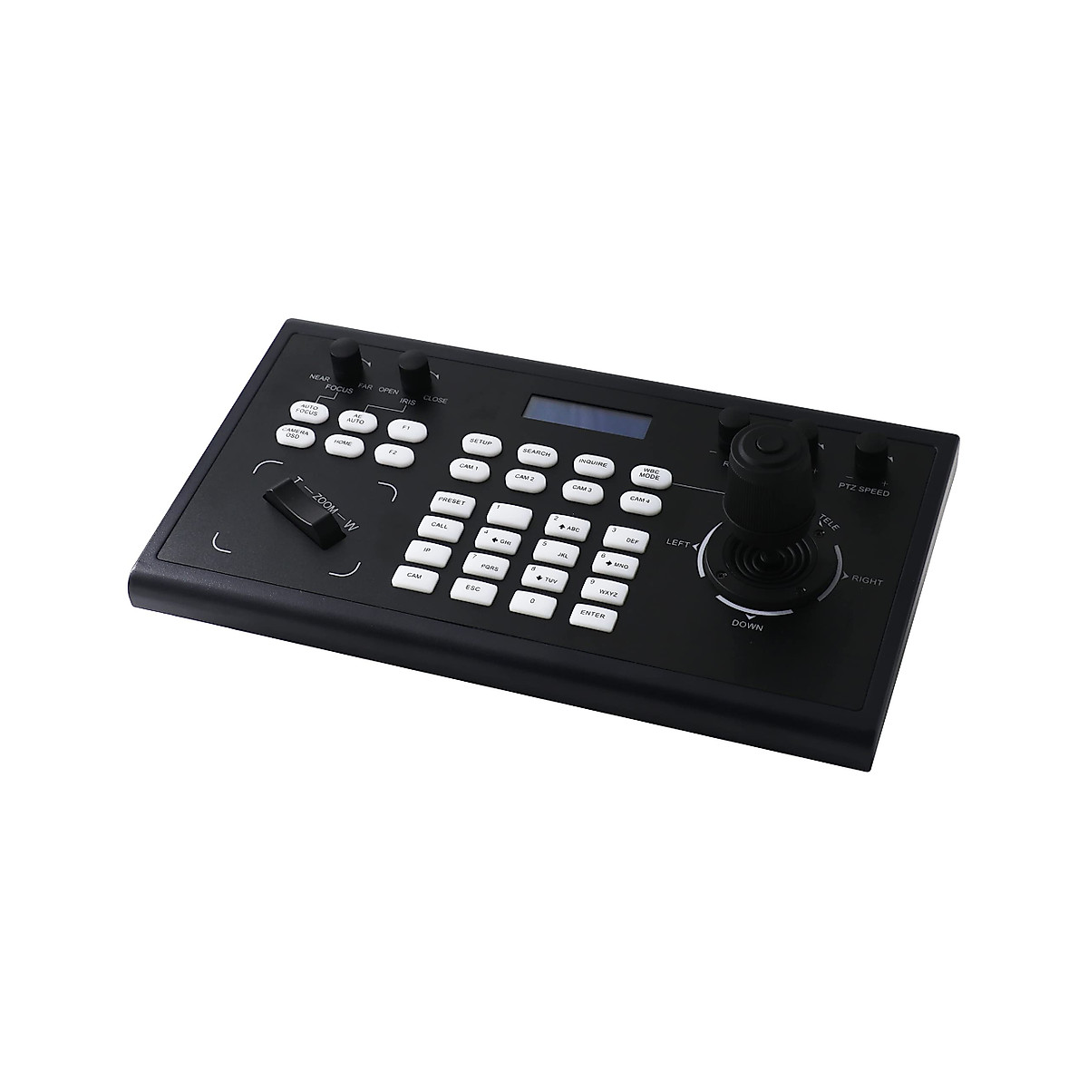 Zowietek PTZ Camera 4D Joystick Controller PoE| PTZ Universal Keyboard | Visca PELCO-D/P | RS232 RS422 RS485 | Controller for NDI PTZ Camera Live Streaming in Church, Meeting, Video Conference