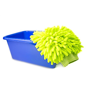 Zwipes Chenille Microfiber Premium Scratch-Free Car Wash Mitt, 2-Pack, Color may vary