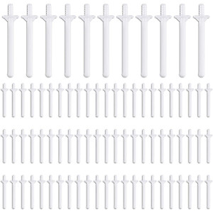 50 Pieces Nose Wax Sticks Applicators Plastic Wax Rod Wand Strips Nostril Cleaning Removal for Men Women Cleaning Nostrils Nasal and Removing Hair