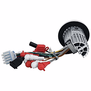 Rockville RGHR2 Marine Gauge Hole Receiver W Bluetooth USB, Radio + Wired Remote