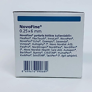 Novofine 6mm 31G Pen Needles