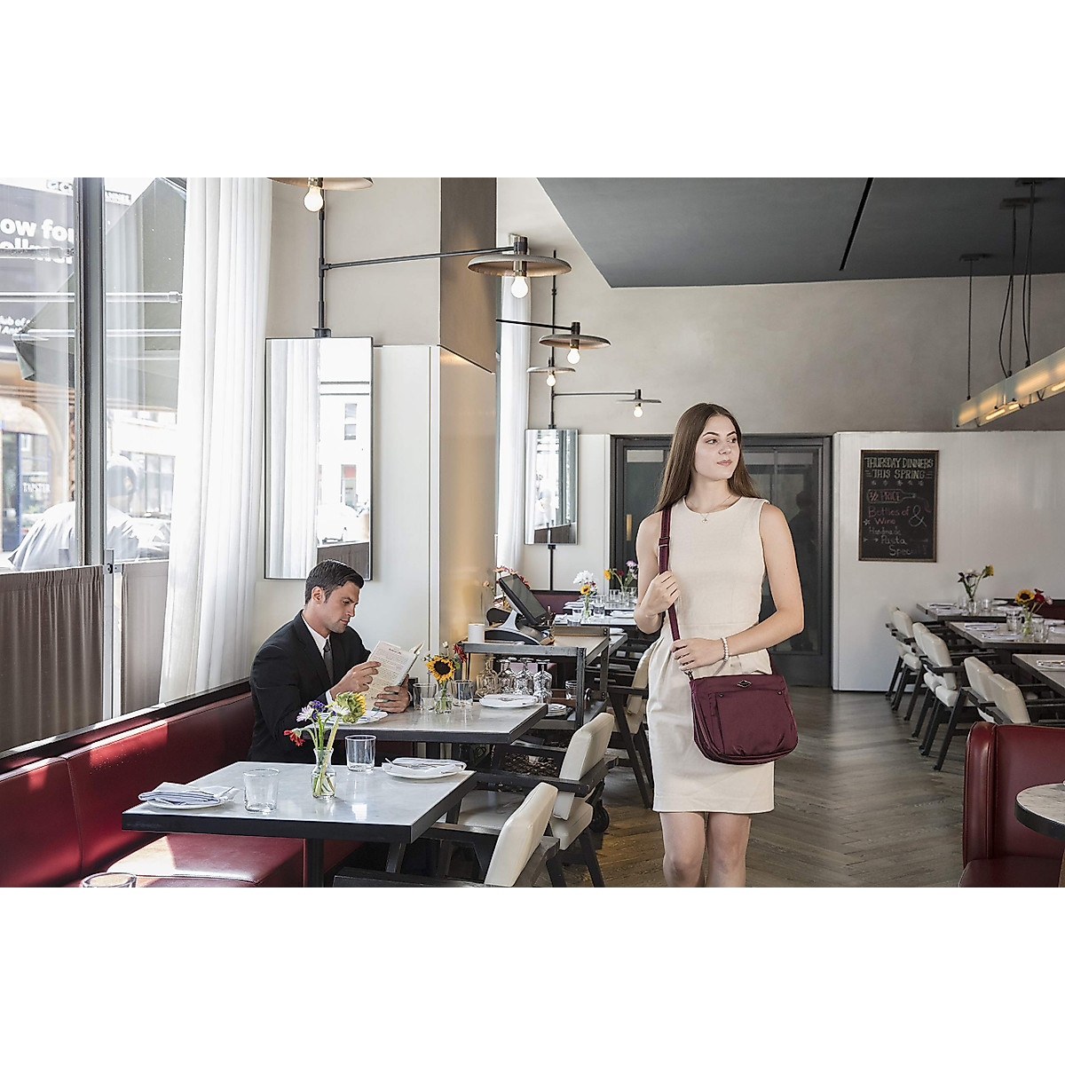 Travelon Expansion Crossbody Bag, Black, One Size