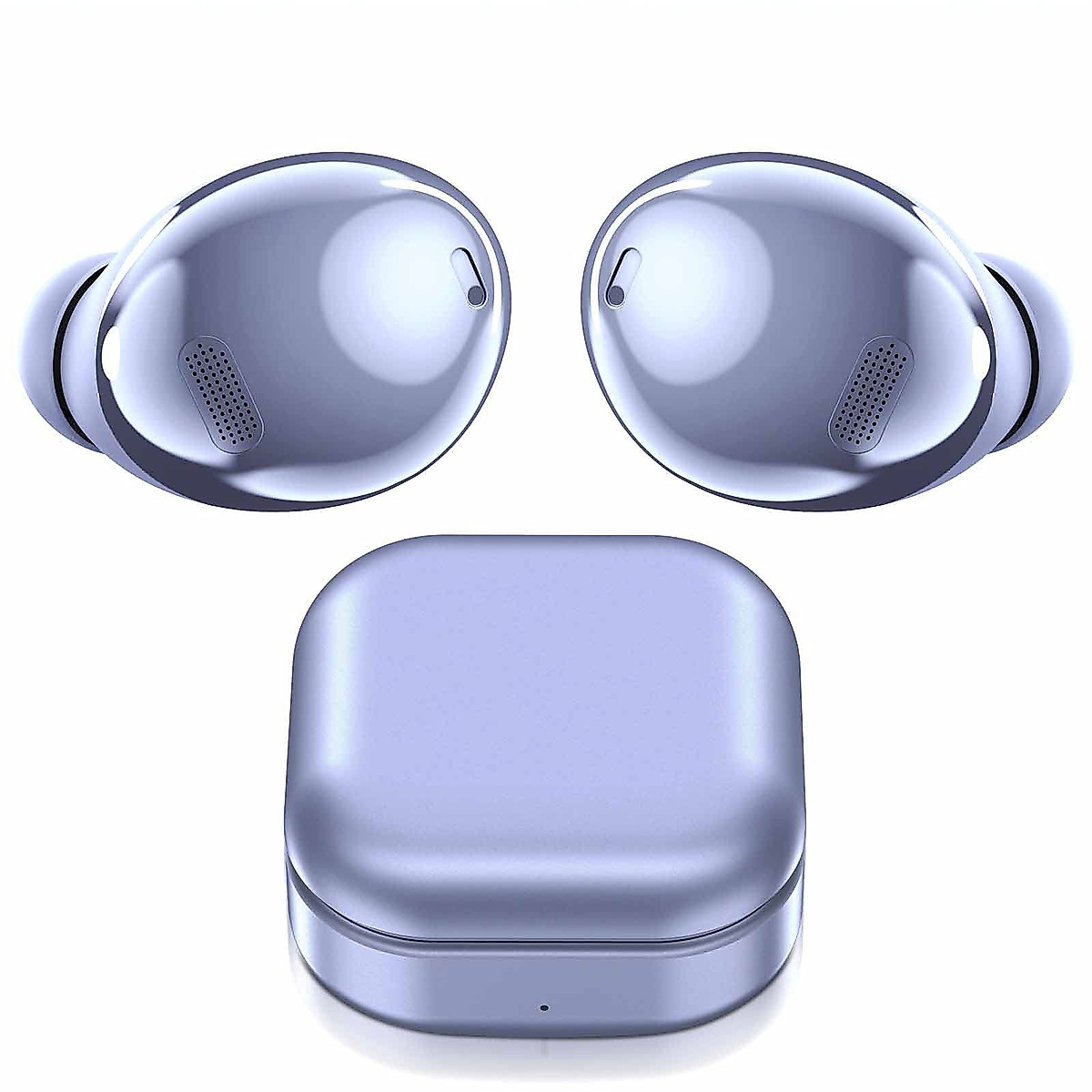 UrbanX Street Buds Pro Bluetooth Earbuds for Oppo Reno 10x Zoom True Wireless, Noise Isolation, Charging Case, Quality Sound, Sweat Resistant, Purple (US Version)