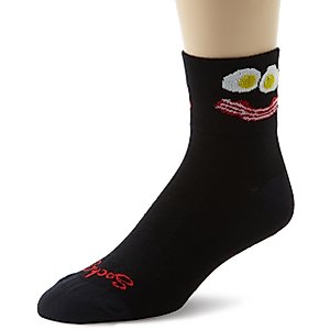 SockGuy, Men's Classic Socks - Large/X-Large, Breakfast