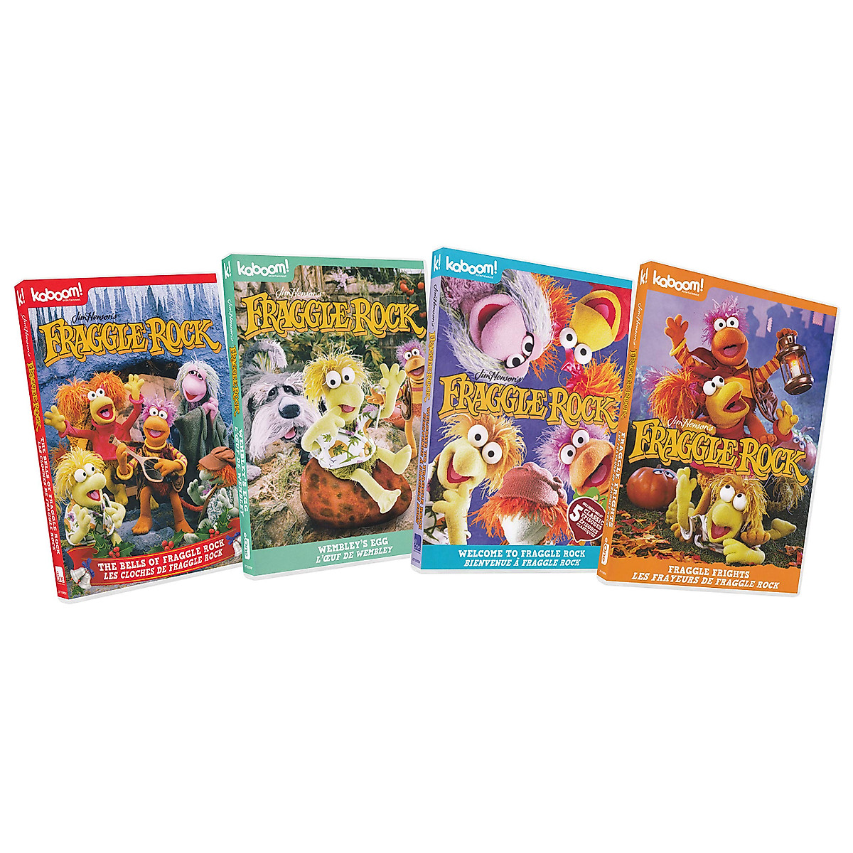 Fraggle Rock (The Bells of Fraggle Rock / Wembley's Egg / Welcome to Fraggle Rock / Fraggle Frights) (4-Pack)