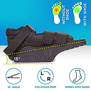 BraceAbility Forefoot Off-Loading Healing Shoe - Non-Weight Bearing Medical Boot for Diabetic Foot Ulcer Protection, Metatarsalgia Pain and Post Bunion, Mallet or Hammer Toe Surgery (XL)