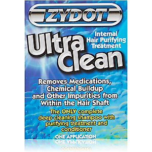 Zydot Ultra Clean Hair Detox Shampoo & Conditioner Kit, Removes Medications, Chemical Buildup & Impurities, Deep Cleansing Shampoo with Purifier & Conditioner for Hair Shaft Detox