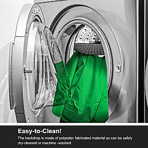 LimoStudio [Extra Large] 10 x 20 ft. (W x H) Chromakey Green Backdrop Background Screen, True Chroma Key Color, 150GSM High Density Premium A+ Grade Synthetic Fabric, Photo Video Studio, AGG3030