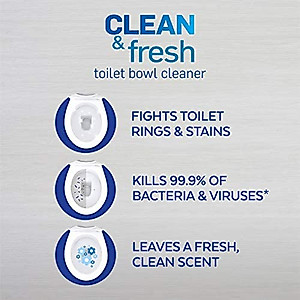 Lysol Cling Gel Toilet Bowl Cleaner, Country Scent, 24 Fl Oz (Pack of 3)