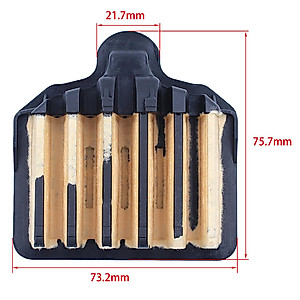 Mtanlo 3Pc Air Filter 575296301 Fit For Craftsman 358.350980 358.350981 358.350982 Chainsaw, Air Filter Assy.