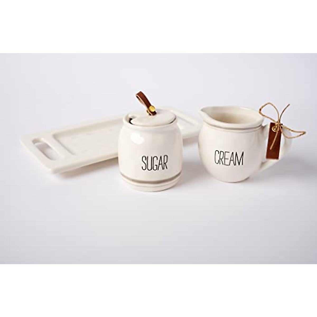 Mud Pie Bistro Cream and Sugar 5 Piece Set