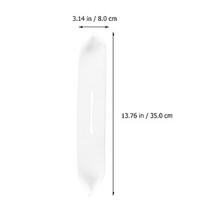 Uonlytech 50pcs Foam Padded for Hangers Clothing Hanger Sleeve Clothing Protectors Sponge Cases Shoulder Hanger Covers for Hanging Dresses Sweaters Suits White