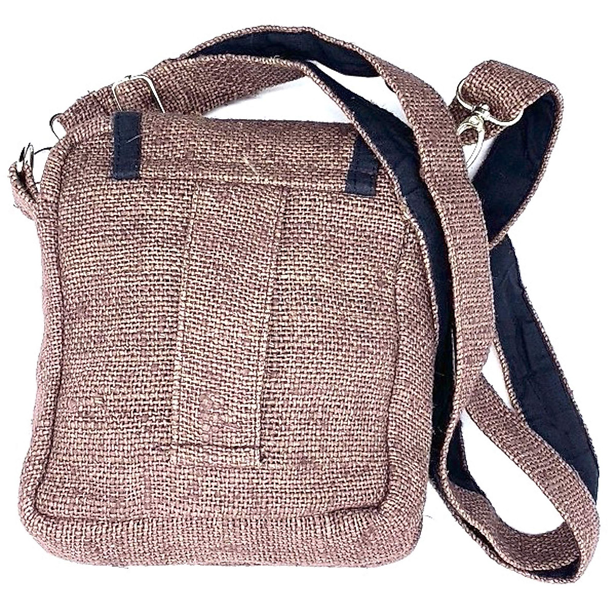 Unique design four pocket Hemp Hobo Passport crossbody bag Hippie Bag Festival Bag Travel Bag 100% Himalaya Hemp FAIR TRADE | Handmade with Love