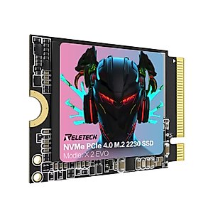 Reletech PCIE4.0 M.2 2230 SSD 1TB NVMe for Steam Deck Microsoft Surface Laptop Internal Solid State Drive