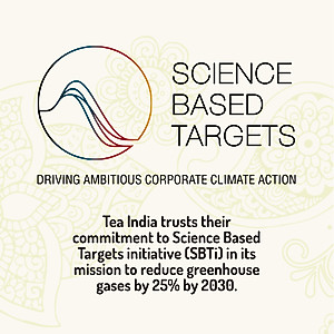 Tea India Masala Chai Tea Flavorful Blend Of Black Tea & Natural Ingredients Strong Full-Bodied Traditional Indian Caffeinated Tea 80 Round Teabags