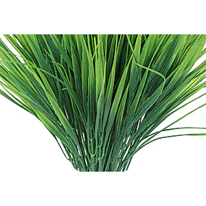 JUYO VONSAN® Faux Grass Plant Artificial Plants 8pcs Artificial Plastic Wheat Grass for Indoor Outside Home Garden Office Decoration (8)