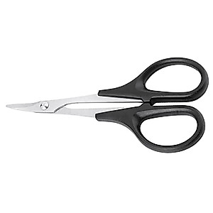 CrazyHobby RC Body Reamer, Curved Scissor & Straight Scissor RC Car Body Mounting, RC Bodyshell Hobby Repair Tools 3pc Combo Set (Black)