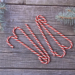 2024 New Halloween Christmas Acrylic Christmas Tree Decoration Small Cane, 24 per Pack, Suitable for Various Decorations, Fruit Plate Dinner Plate Christmas Tree Cake (24)