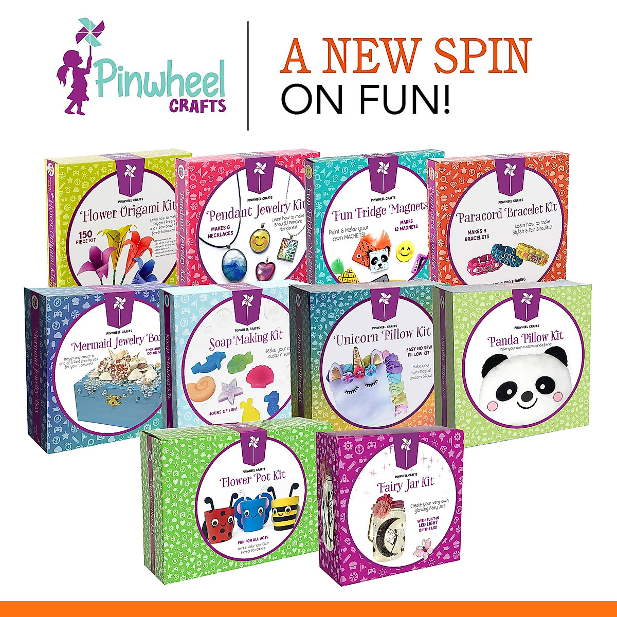 Pendant Jewelry Kit & Paracord Bracelet Kit Bundle - Fun DIY Arts and Crafts Project for Kids Ages 6 7 8 9 10 11 12 - Great Gifts for All Occasions