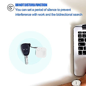Bluetooth Key Tracker,GPS Bluetooth 4.0 Anti-Lost Finder,Child Pet Item Two-Way Alarm Anti-Lost Finder,Phone Recording/Shooting Control,Automatic Alarm Tracker with App for Android/iOS Phone