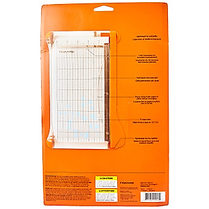 Fiskars 9 Inch Bypass Paper Trimmer (199130-1001),White