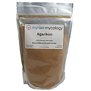 Myriad Mycology Agarikon Mushroom Powder - 1 Pound - Made in USA (Ku Bai Ti) - Natural Immune Booster