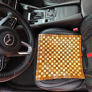 HJJKKH Chair Seat Pad, Summer Office Chair Seat Cushion,Cooling Car Seat Mat, Breathable Cover for Auto Supplies Home Sofa Pads Rayon Derived from Bamboo