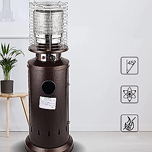 Haieshop Outdoor Patio Heater Outdoor Infrared Heater 48000 BTU Propane Patio Heater Outdoor Standing Heater with Auto Shut Off & Tip-Over Protection, for Garden Wedding Dinner Party 820