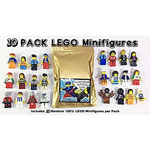 Pack of 10 Random Authentic Lego Figures (9443)