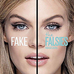 Maybelline Volum' Express Falsies Volumizing, Washable Mascara, Blackest Black, 1 Count