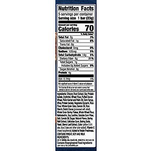 Fiber One 70 Calorie Chewy Snack Bars, Chocolate Caramel and Pretzel, 5 ct