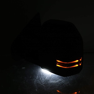 AKKON - Fits 2004-2014 Ford F150 F-150 Power Heated G4 Mirrors w/Puddle Lamp Smoked LED Signal Left+Right Pair Set