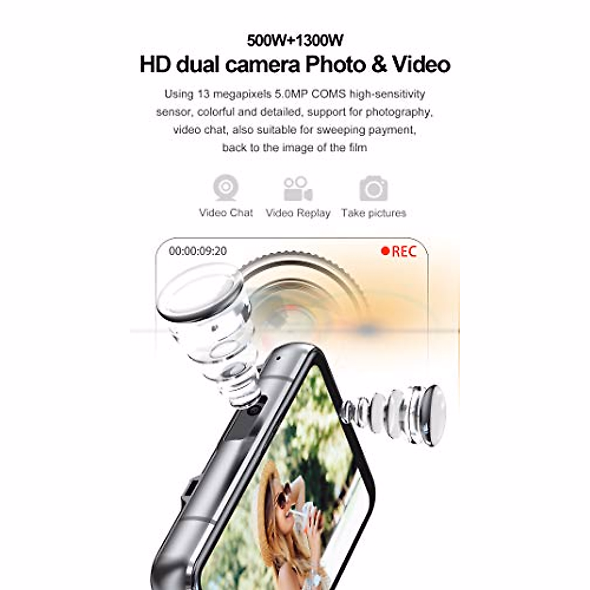 4G Smart Watch Phone, Android 9.0 MTK6761 Quad Core 4GB+64GB Smartwatch 2.88" Large Screen Men Watch 2300mAh 5.0MP+13.0MP Dual Camera Face Unlock IP67 Waterproof Fitness Activity Tracker (Black)