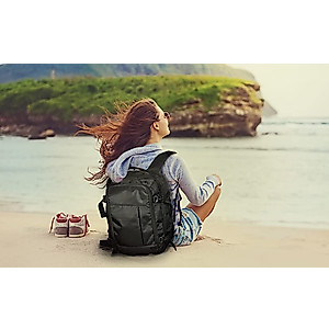 KT20 Under Seat 17x10x9 Carry on Maximum Sized Backpack Luggage Bags for United Airlines - Pack the Max!