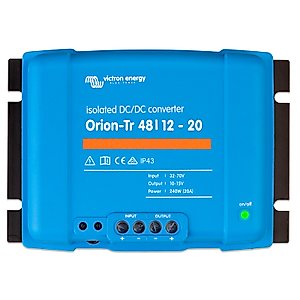 Victron Energy Orion-Tr IP43 48/12-Volt 20 amp 240-Watt Isolated DC-DC Converter