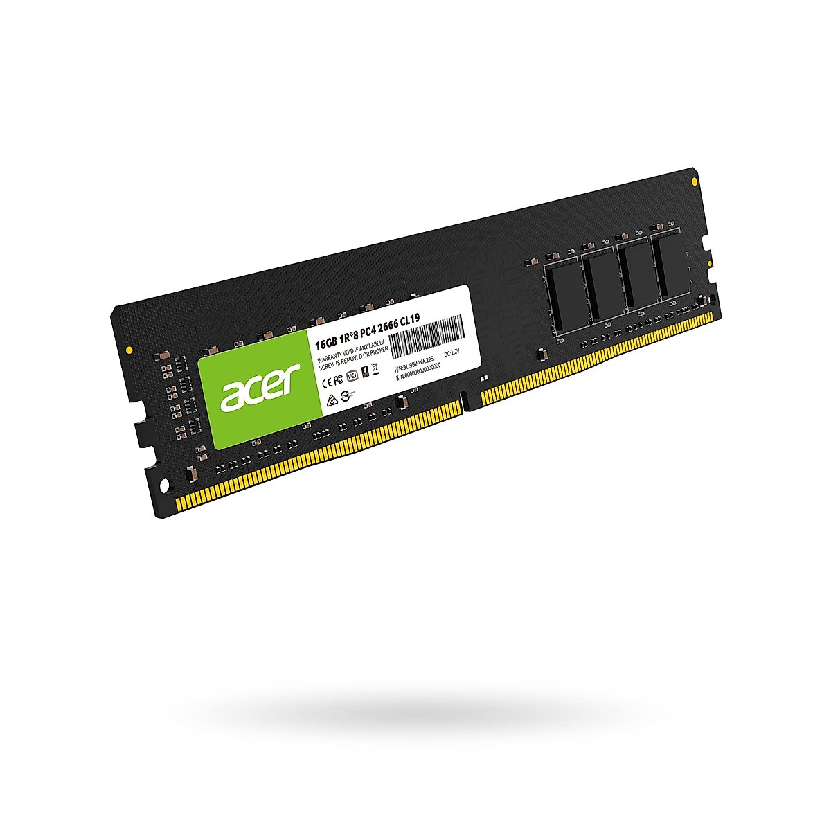 Acer UD100 16GB Single RAM 2666 MHz DDR4 CL19 1.2V Desktop Computer Memory - BL.9BWWA.226