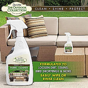 Star brite Outdoor Collection Heavy Duty Fabric Cleaner Spray for Backyard Patio Chairs, Couches, Cushions, Umbrellas, Awnings & More, 32 Ounces 054132