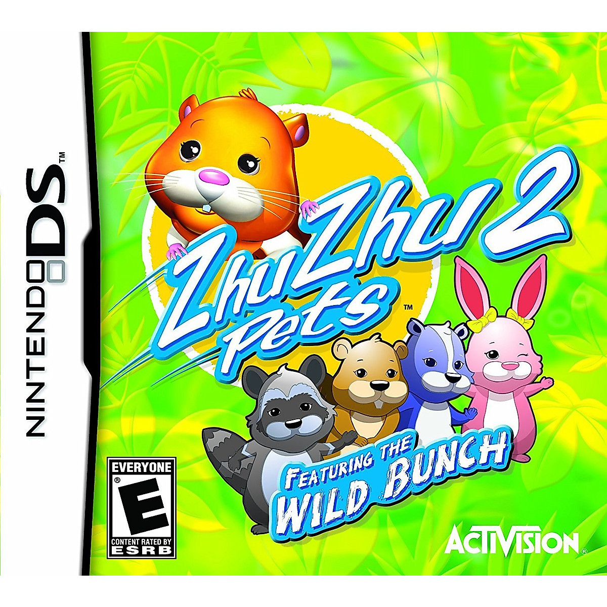 New Activision Blizzard Zhu Zhu Pets 2: Featuring The Wild Bunch Puzzle Game 1 User Nintendo Ds