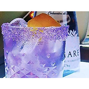 Snowy River Purple Cocktail Sugar - Kosher Certified Naturally Colored Purple Cocktail Rimmer (8oz, Medium Crystal)