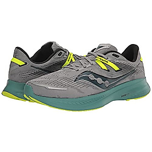 Saucony Men's Guide 16 Sneaker, Fossil/Moss, 12