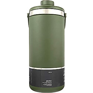 Hydro Flask 128 oz. Oasis Water Jug - Stainless Steel, Reusable, Vacuum Insulated - Leak Proof Cap, Olive