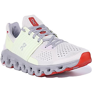 ON Women's Cloudswift Running Shoes, Ice/Oasis, 9.5