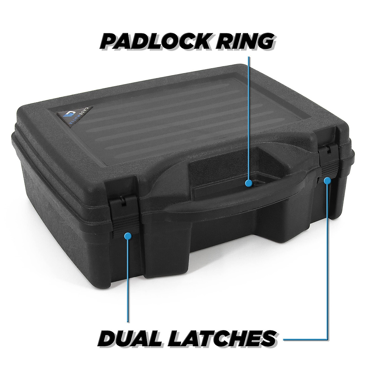 CASEMATIX Trading Card Case Organizer for 3200 Cards - 16" Hard Shell Holder with 40 Dividers and Protective Foam Interior for Card Game Storage