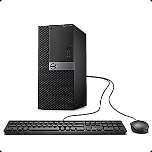 Dell OptiPlex 7050 'T Intel Core i7-6700 3.4 GHz, 16GB RAM, 512 GB Solid State Drive, DVDRW, Windows 10 Pro 64bit, (Renewed)
