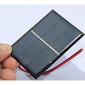 AMX3d Micro Mini Solar Cells – 1.5V 400mA 600mW Compact 80 x 60mm Solar Panels – Power Home DIY Projects, Toys & Chargers (1)