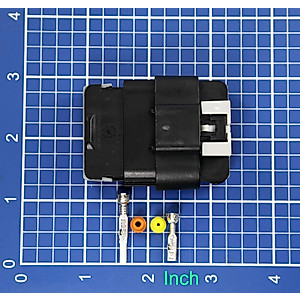 Aptiv 5-PIN GT-280 Series 25 Amps Sealed Connector Set Wire Gauge 16 18 GA