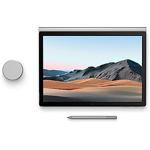 Microsoft Surface Book 3 Laptop, Intel i7-1065G7, 32GB RAM, 512GB SSD, 13.5" PixelSense Display, NVIDIA GeForce GTX 1650 Graphics, Windows 10 Pro, USB Type-C, Wi-Fi 6 Bluetooth 5.0, Platinum (Renewed)