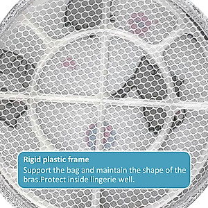 YUNHEGONG 5 Set Mesh Laundry Bags for Delicates + 3 Pcs Bra Washing Bags for Laundry