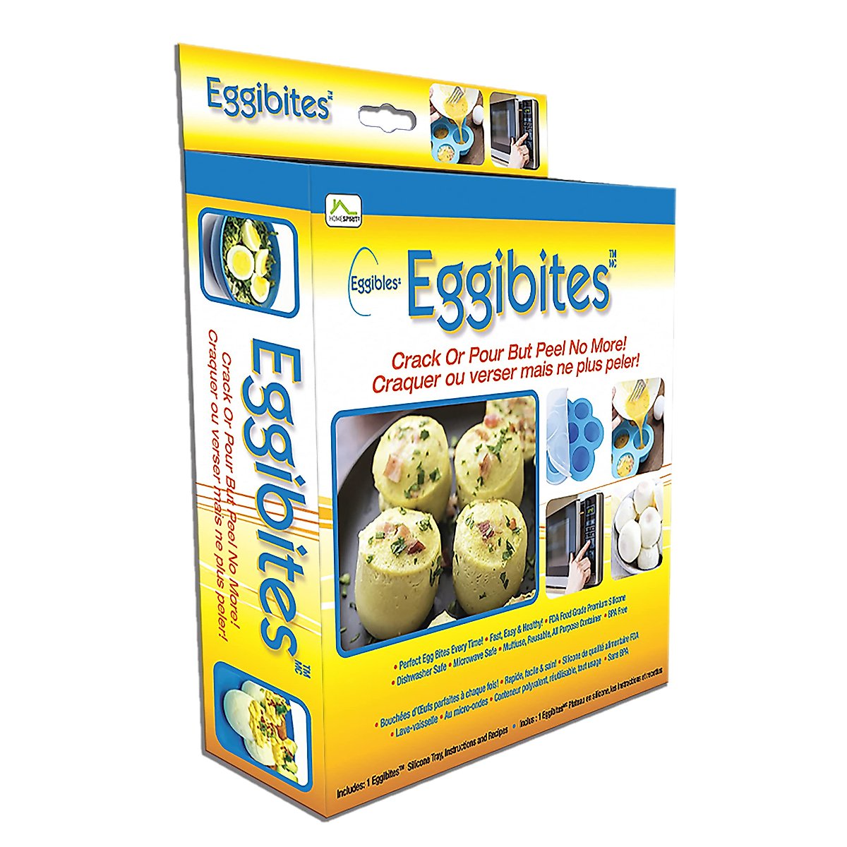 Eggibles: Instant Pot Egg Bites Mold + Hard Boiled And Poached Egg Cooker, No Peeling Egg Shells, Boil Multiple Eggs Or 1, Egg Bites In A Dash